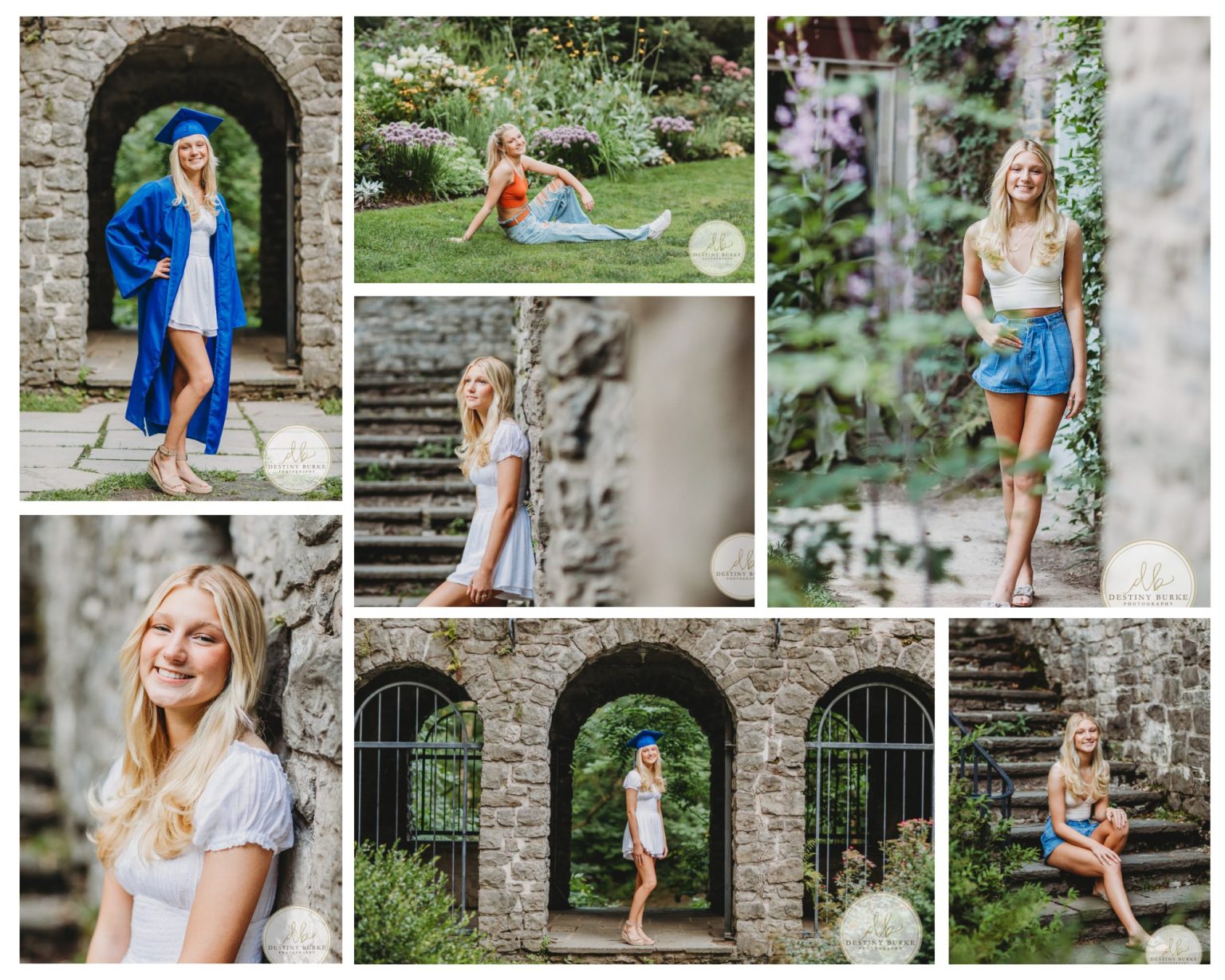 Senior Photography Session @ Sunken Gardens | Rochester, NY