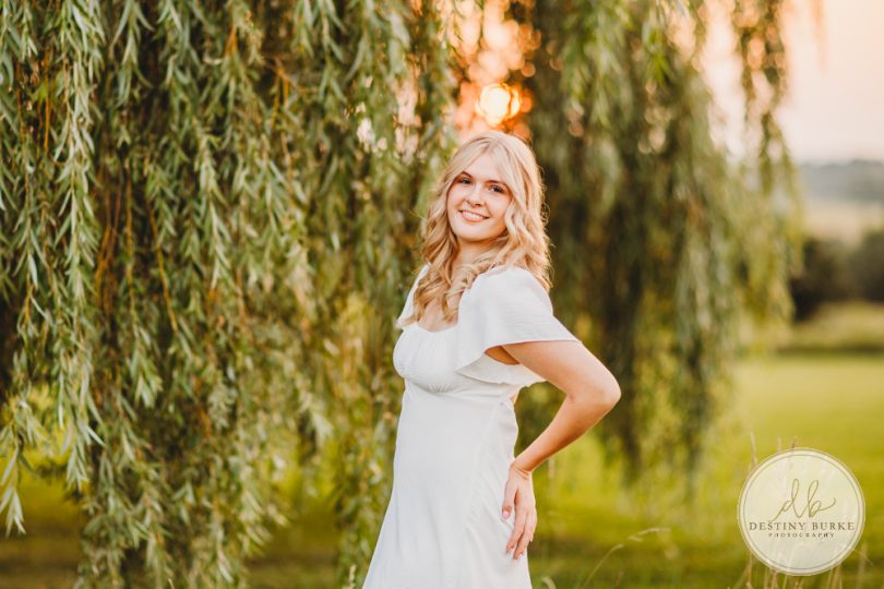 KayLee's Sunset Senior Portraits | Geneseo, NY | Destiny Burke Photography